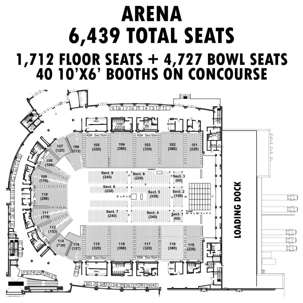 Venue Layout - Cross Insurance Center