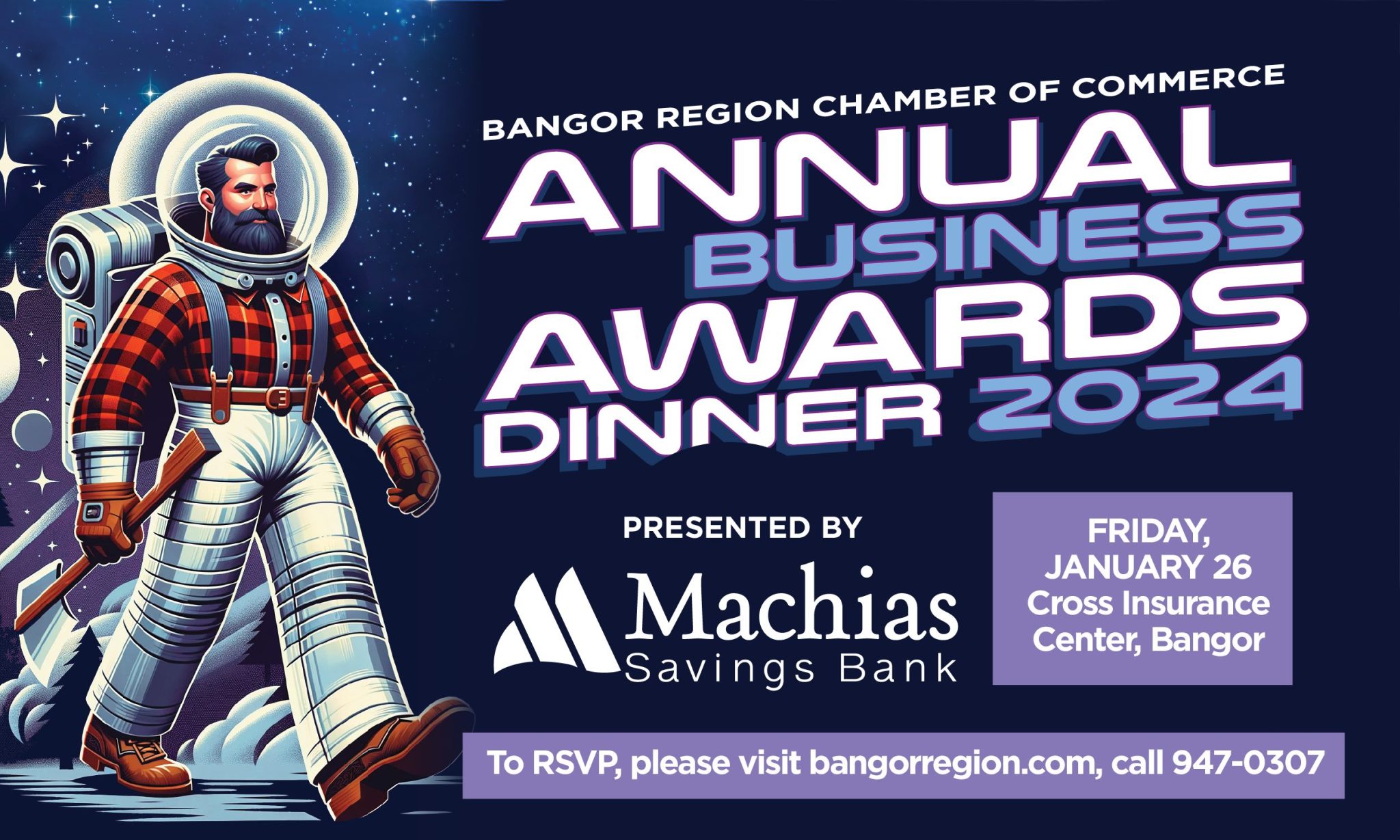 Bangor Chamber of Commerce Awards Dinner - Cross Insurance Center