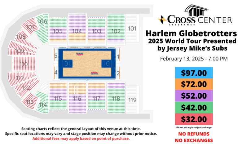 Harlem Globetrotters 2025 World Tour - Cross Insurance Center